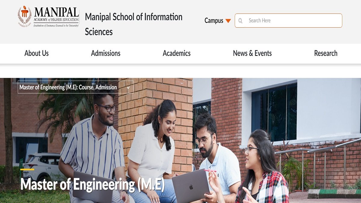 Admissions Commences for Master of Engineering programs at Manipal ...