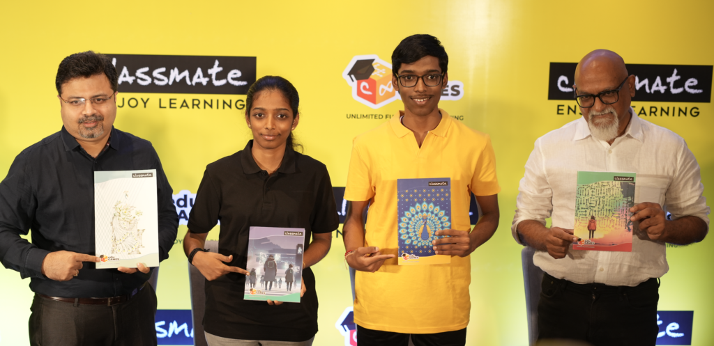 Classmate Partners with Grand Masters Praggnanandhaa and Vaishali ...