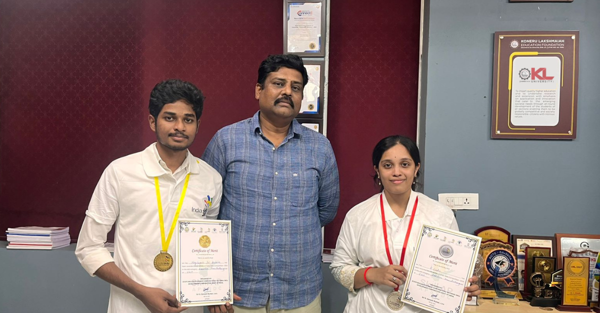 KL Deemed to be University Students Win Top Honours at IndiaSkills ...